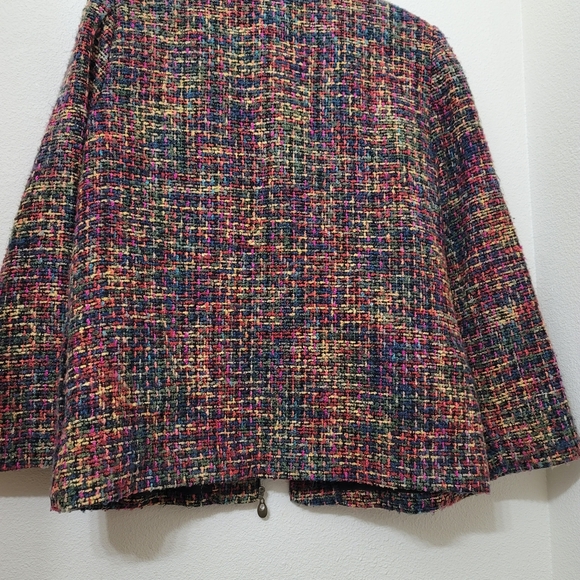 Alfred Dunner | Jackets & Coats | Alfred Dunner Multicolored Tweed ...
